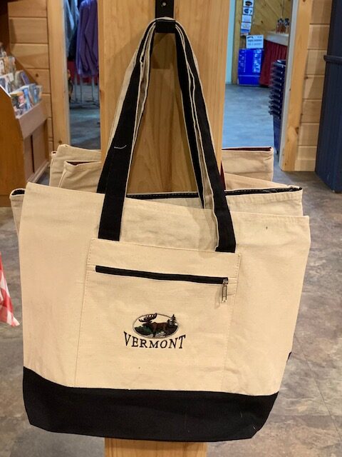 Canvas Tote Bag Moose Logo – Goodrich Maple